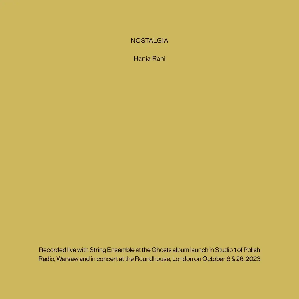 News – Hania Rani, Nostalgia nouvel album – Dark Globe